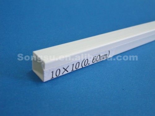 Electrical White Pvc Cable Trunking 10*10mm, High Quality Electrical ...