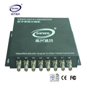 8 Channel Data Video Digital Optical Converter, High Quality 8 Channel ...