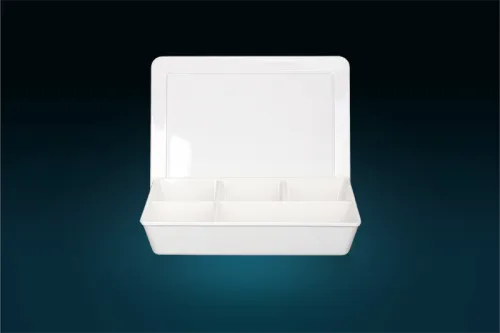 5 Divisons Melamine Lunch Box With Lid, High Quality 5 Divisons ...