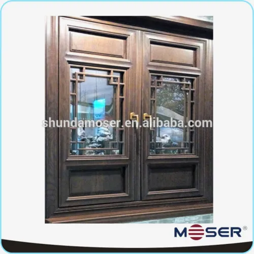 Solid Wood Casement Windows With Grids And Double Glazed Opening Out ...