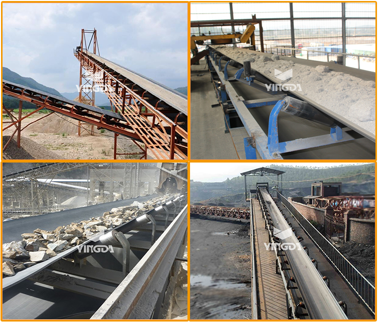 Large Throughput Belt Conveyor Mining Gravel Belt Conveyor Mining ...