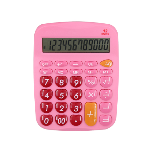 12 Digits Office Desk Calculator With Heart Shape Button, High Quality ...