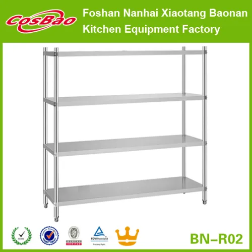 Catering Hotel Stainless Steel Kitchen Storage / Shelf Bn-r02, High ...