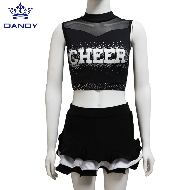 Navy Blue Girls Elite Cheer Uniforms, High Quality Navy Blue Girls ...