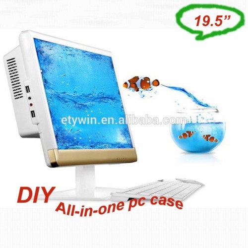 Diy All In One Pc Case For Desktop Computer With 19.5"led Monitor Oem ...