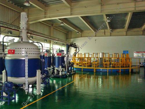 Rotary Table Pu Foaming Line (rt Series), High Quality Rotary Table Pu ...