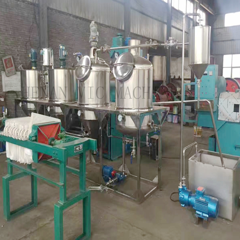 Small Capacity Sunflower Oil Refining Machine, High Quality Small ...