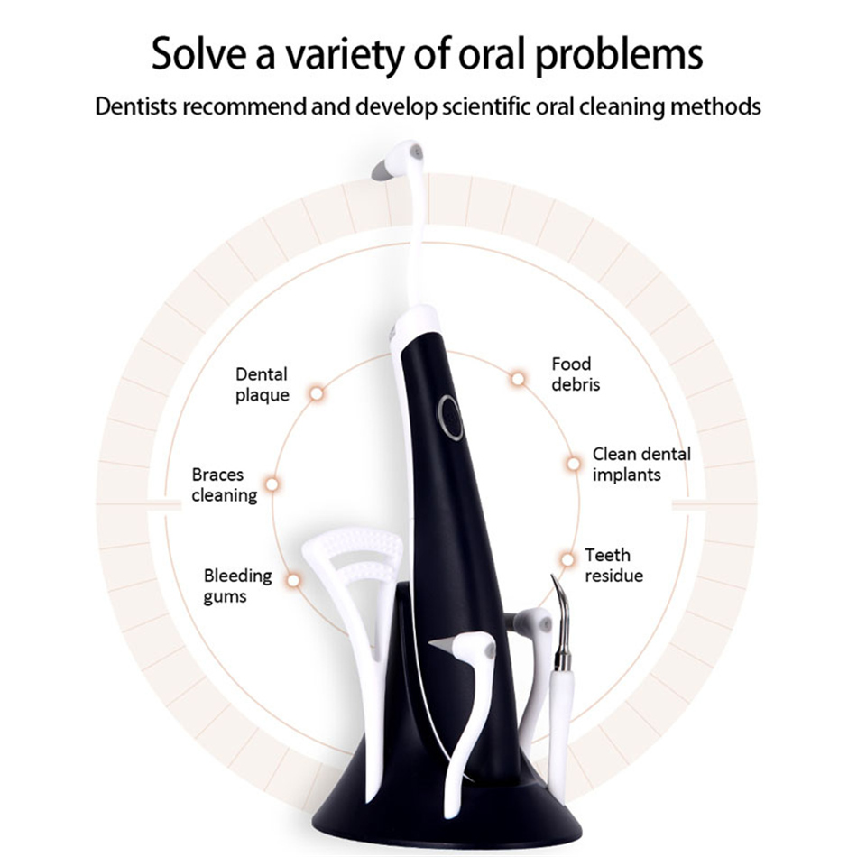 5 In 1 Electric Ultrasonic Sonic Cute Dental Scaler Tooth Calculus ...