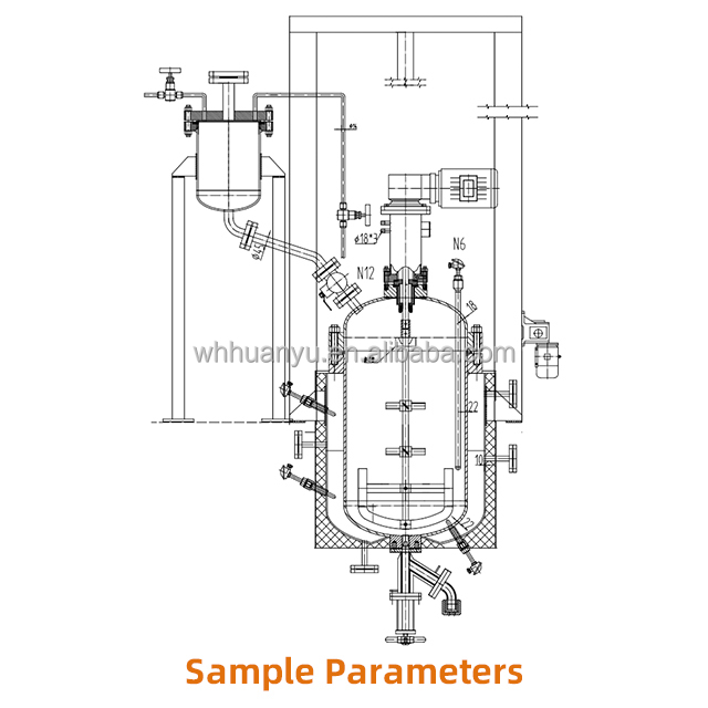 Stainless Steel Hydrogen Stirred Autoclave Reactor For Polyurethane ...