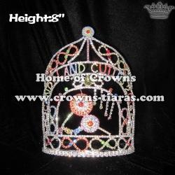 Crystal Candy Land Cuties Pageant Queen Crowns, High Quality Crystal ...