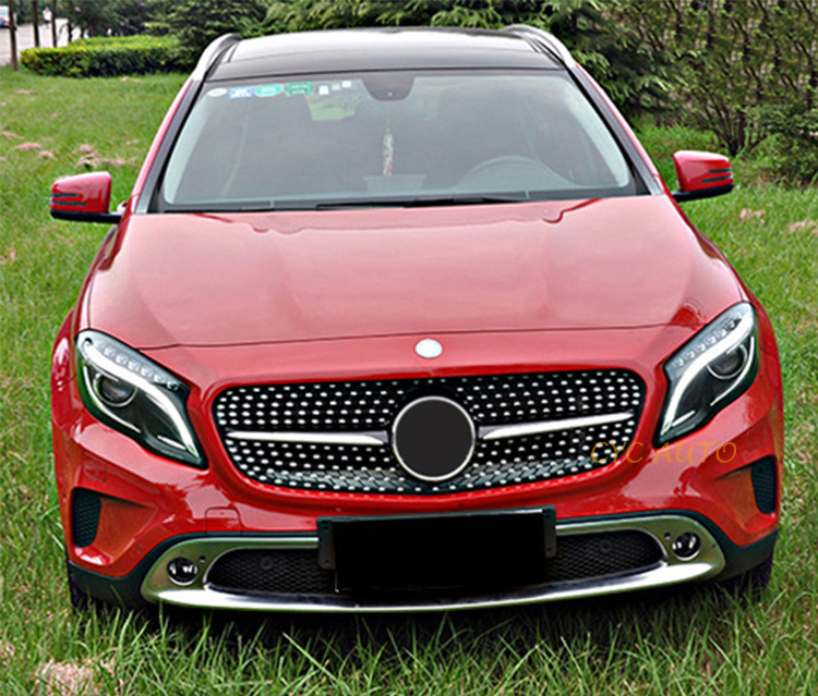 Diamond Style Front Bumper Grille Facelift Racing Grille For Mercedes ...