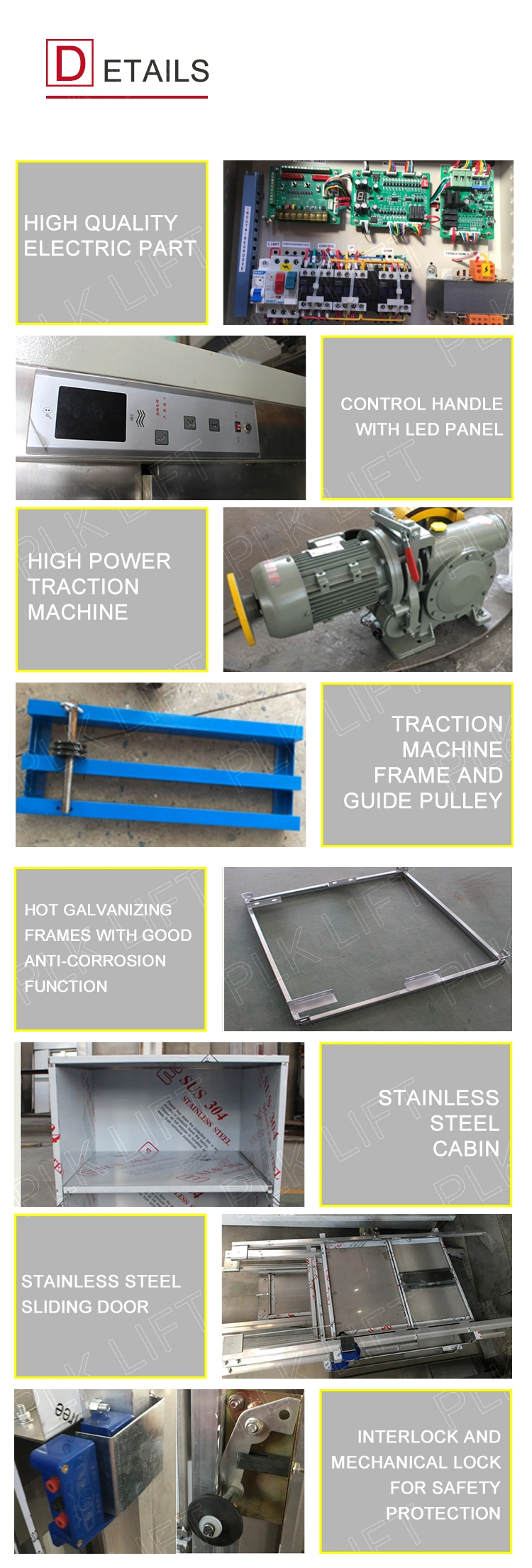 50~200kg Indoor Outdoor Dumb Waiter Lift For Food, High Quality 50 ...