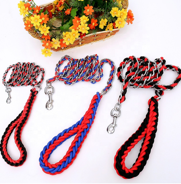 Paracord Long Dog Lead 4ft., Bossgoo.com의 고품질 Paracord Long Dog Lead 4ft.