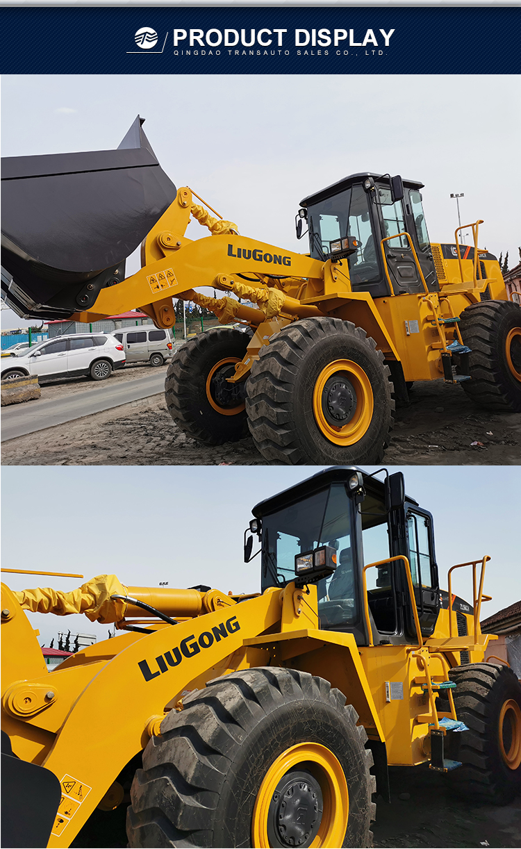 3-5 Tons Diesel Wheel Loader Zl50cn With Log Forks, High Quality 3-5 ...
