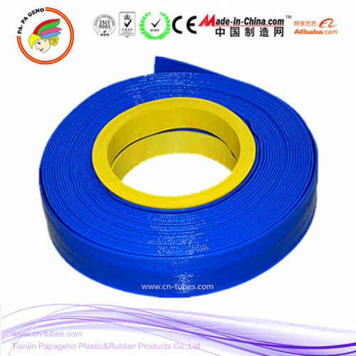 Pvc Blue Stretch Layflat Hose, High Quality Pvc Blue Stretch Layflat ...