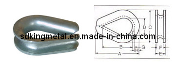 Extra Heavy Wire Rope Thimbles, High Quality Extra Heavy Wire Rope ...