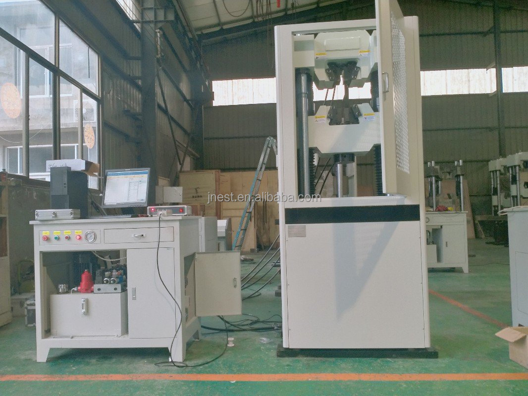 Electro-servo Hydraulic Universal Testing Equipment For Steel Cable And ...