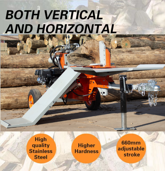 28 Ton Hydraulic Wood Log Splitter - New Style Simple Operation Timber ...