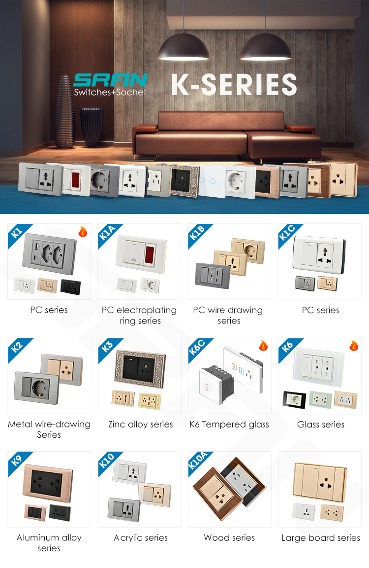 Italian Standard Wall Outlet Socket With 2 Usb Ports For Home Use, High ...