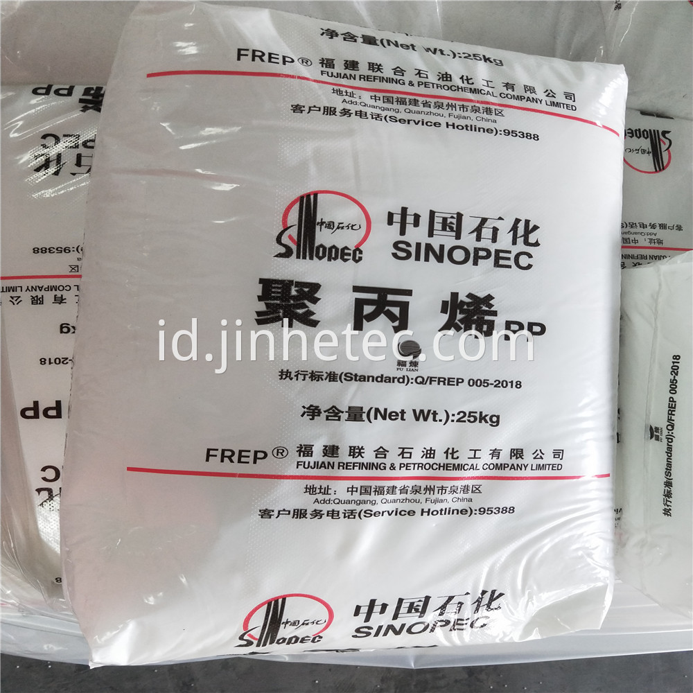 Cina Sinopec ExxonMobile Polypropylene PP Resin 2832E1 Produsen
