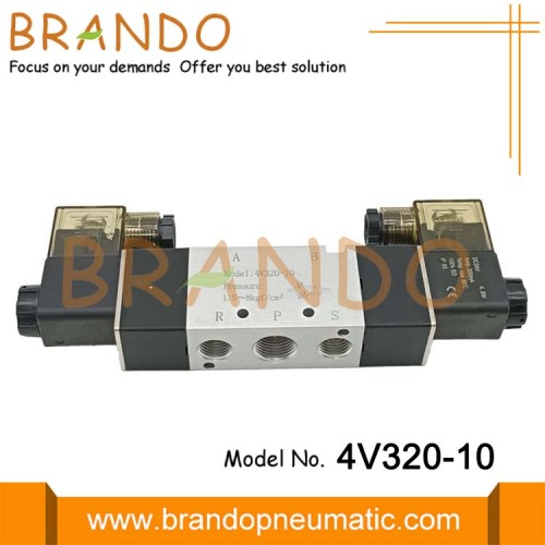 Solenoid Valve Airtac Type 4v320-10 3/8'' 5/2 Way Pneumatic Valve, High ...
