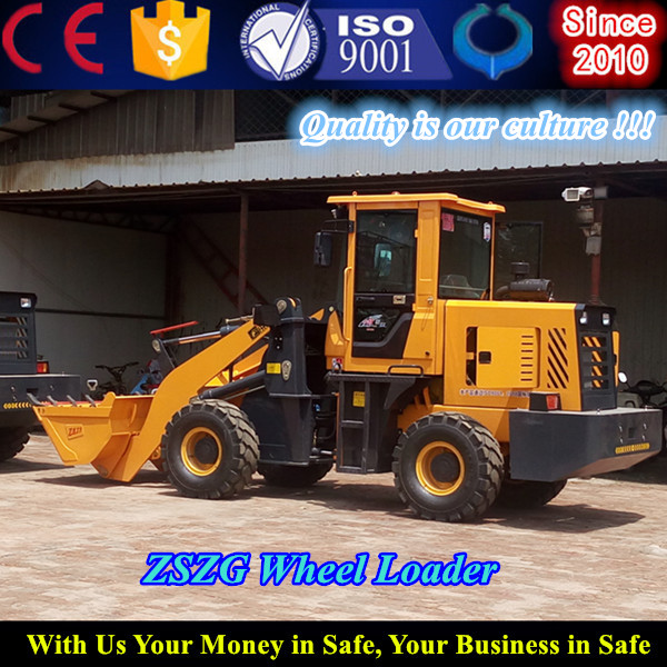 Small Front End Wheel Loader 2tons Price, High Quality Small Front End ...
