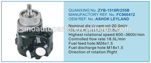 Truck Steering Pump For Ashok Leyland(india) Fc900412, High Quality ...