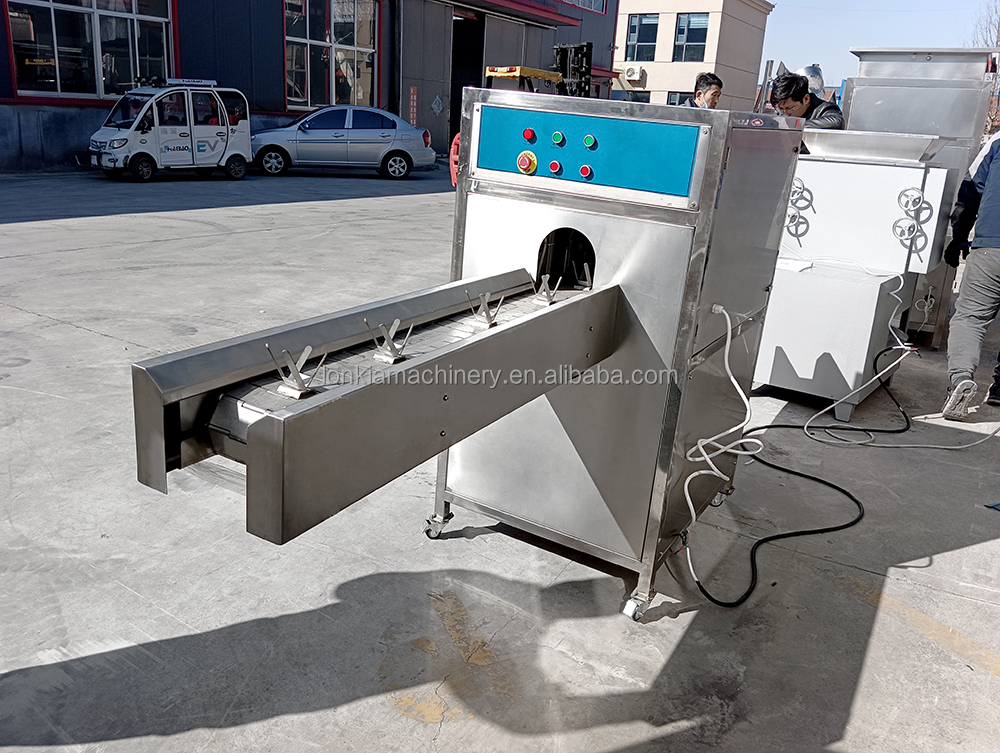 Onion Root Remover With Industry Automatic Continuous Air Compressor ...