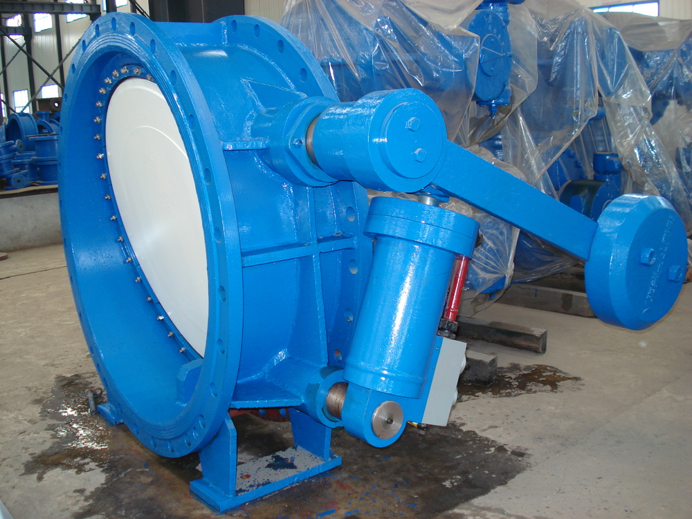 Ductile Iron Tilting Disc Check Valve With Counterweight & Hydraulic ...