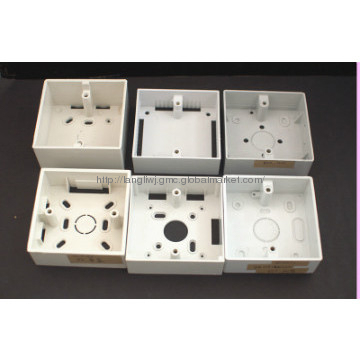 White Pvc Conduit Box Pipe Fittings Switch Box Junction Box, High ...