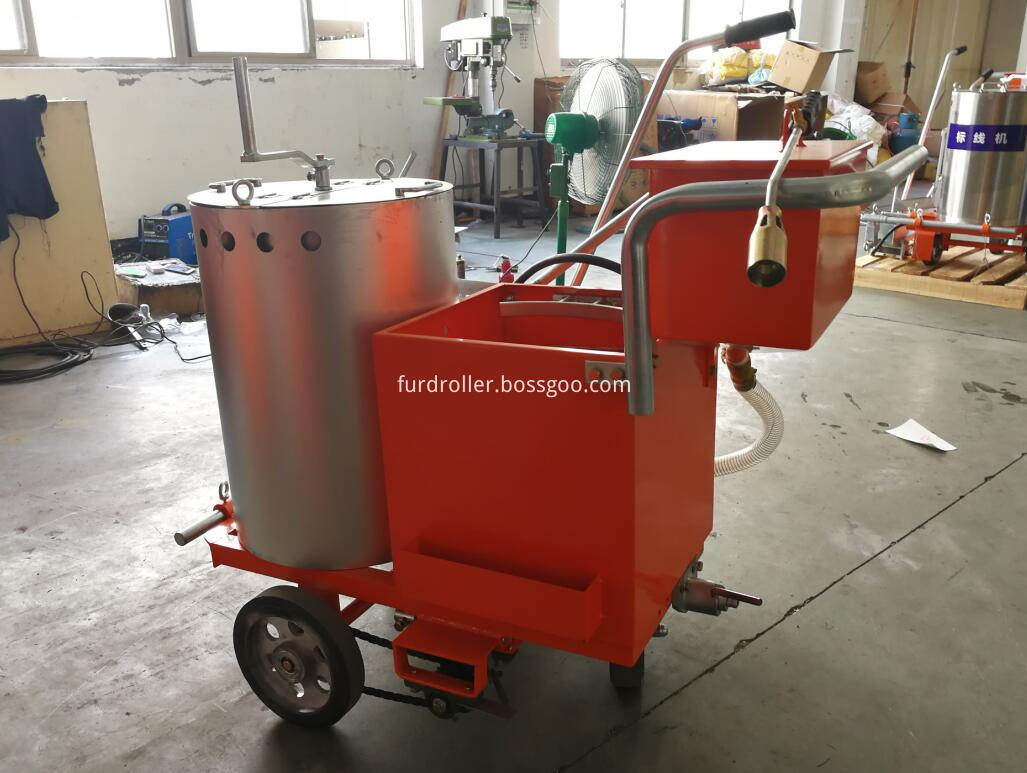 Hand Push Thermoplastic Road Marking Line Painting Machine, High ...