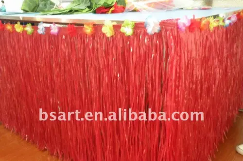 9 Ft Hawaiian Luau Party Grass Skirt Table Fringe, High Quality 9 Ft ...