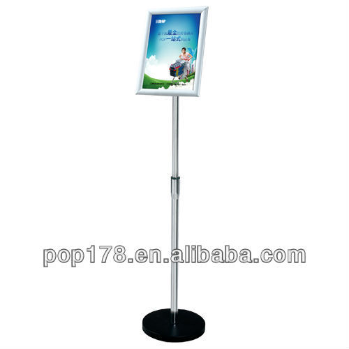 Metal Handware Outdoor Sign Board Display Stand With Snap Frame, High ...