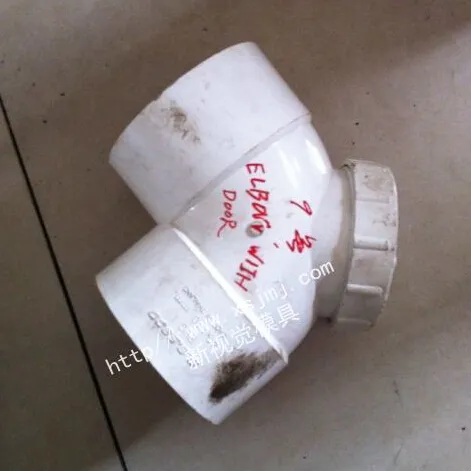 90d Pvc Elbow Pipe Fitting With Clean Out Door Mould, High Quality 90d ...