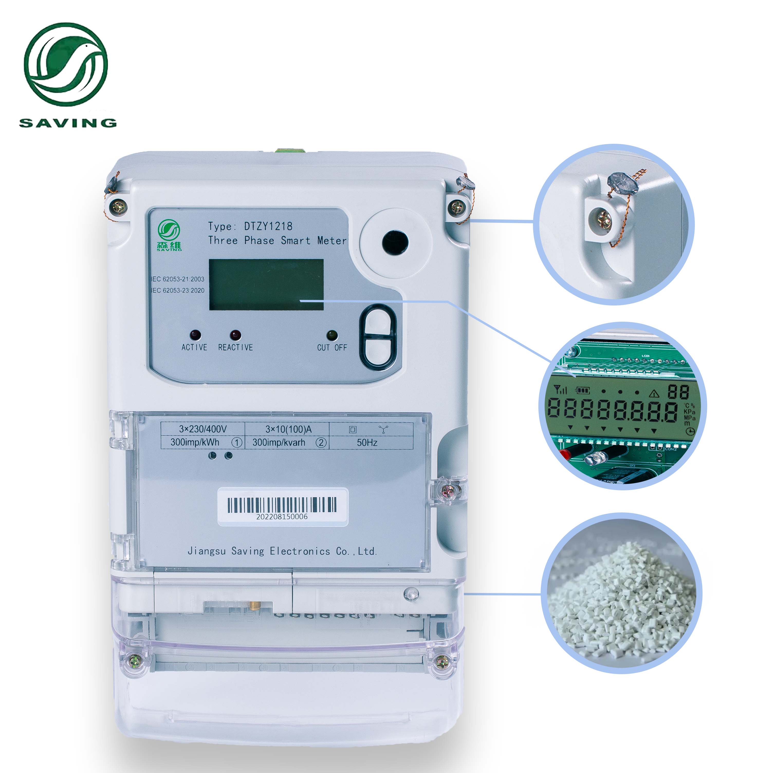 Cost-effective Three-phase Power Meter With Lcd Display For Energy ...
