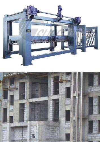 Light Weight Block Aac Cutter Machine For Aac Production Line 50000m3 ...