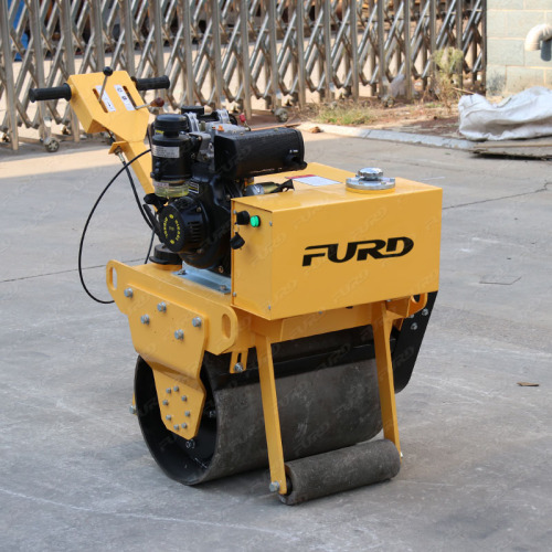 Mini 325kg Steel Drum Vibratory Compaction Road Roller For Sale, High ...