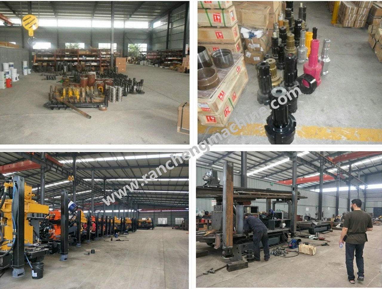 Crawler Mounted Bore Hole Diesel Power Drilling Rig Mining Machinery ...