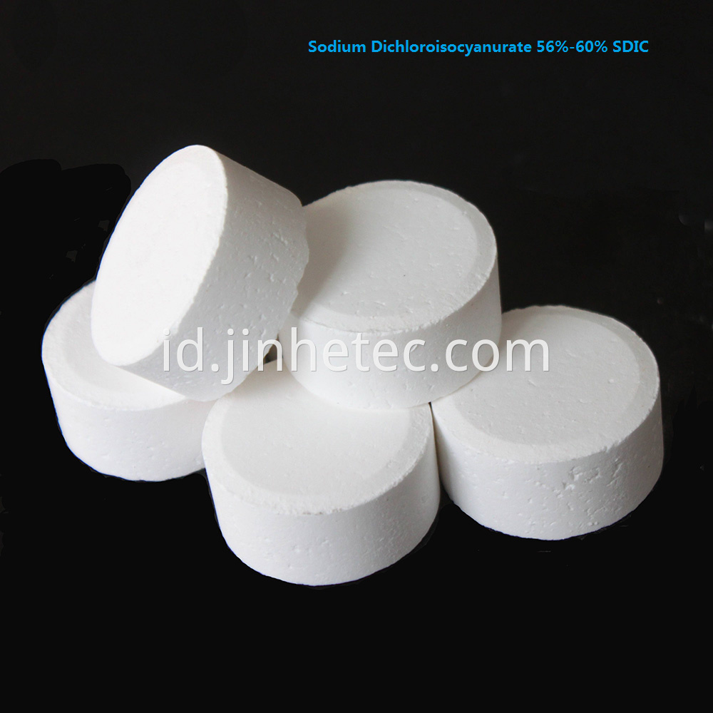 Cina Sodium Dichloroisocyanurate SDIC 60% Granular Swimming Pool Produsen