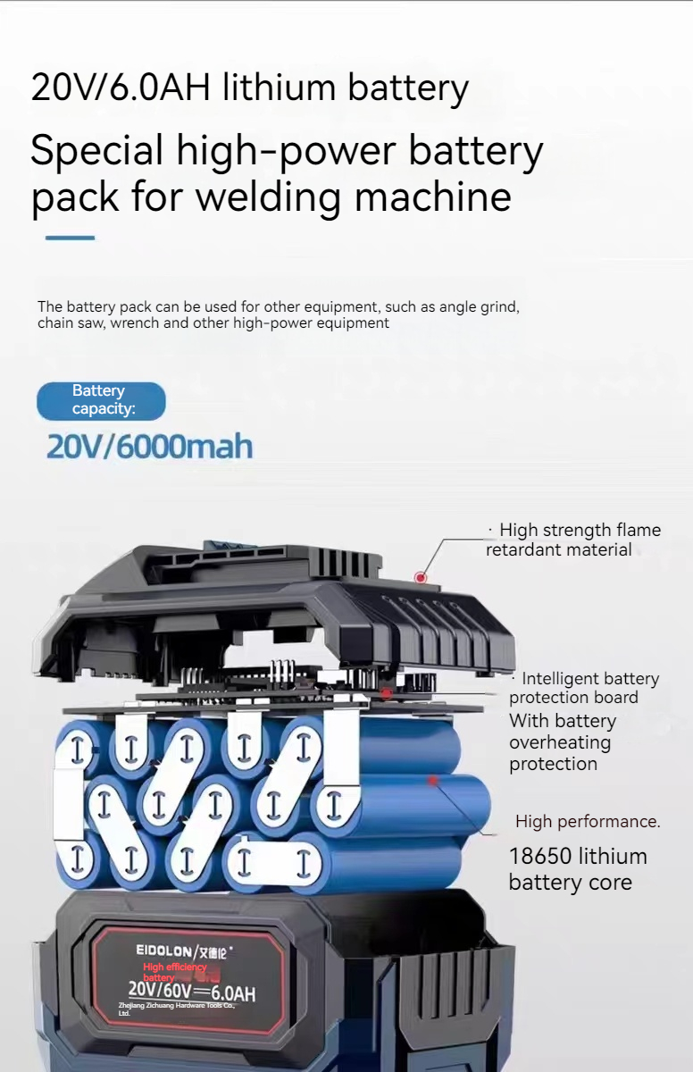 Mma Arc Cordless Welder Battery Manufacturing Plant Applicable ...