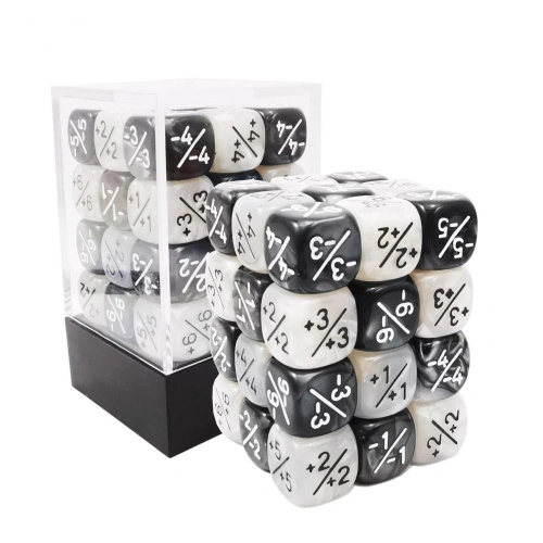 Positive and Negative Dice Counters Set, Small Token Dice Loyalty Dice ...