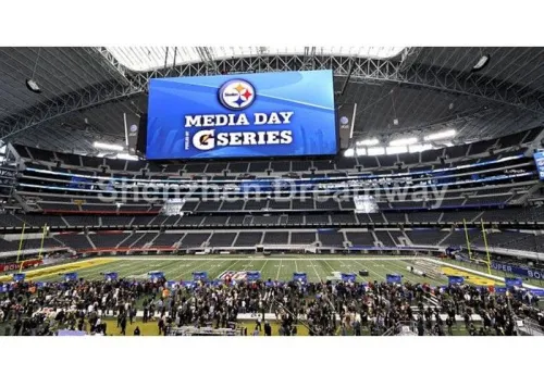 High Resolution Ph 10 Stadium Rgb Led Display Opto / Silan Chip , Dip ...