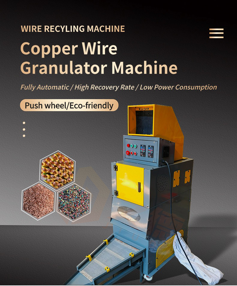 Mini Cooper Wire Granulator: 30-60kg/hr Used Car Wire Metal Shredder ...