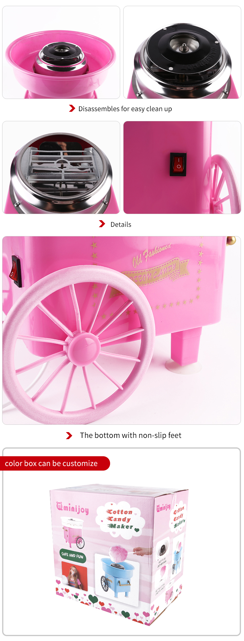 Modern Home Commercial Cotton Candy Floss Machine, High Quality Modern ...