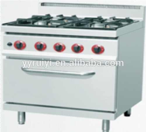 4-burner Gas Cooker With Electric Oven, With Pilot Flame, High Quality ...