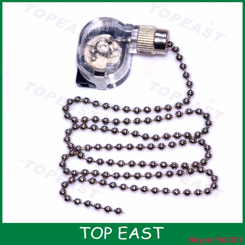 6a 125vac Spst On-off Ceiling Fan Light Pull Chain Switch, High Quality ...