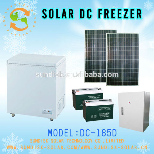 185l Dc Compressor 12v/24v Solar Refrigerator Solar Freezer, High ...