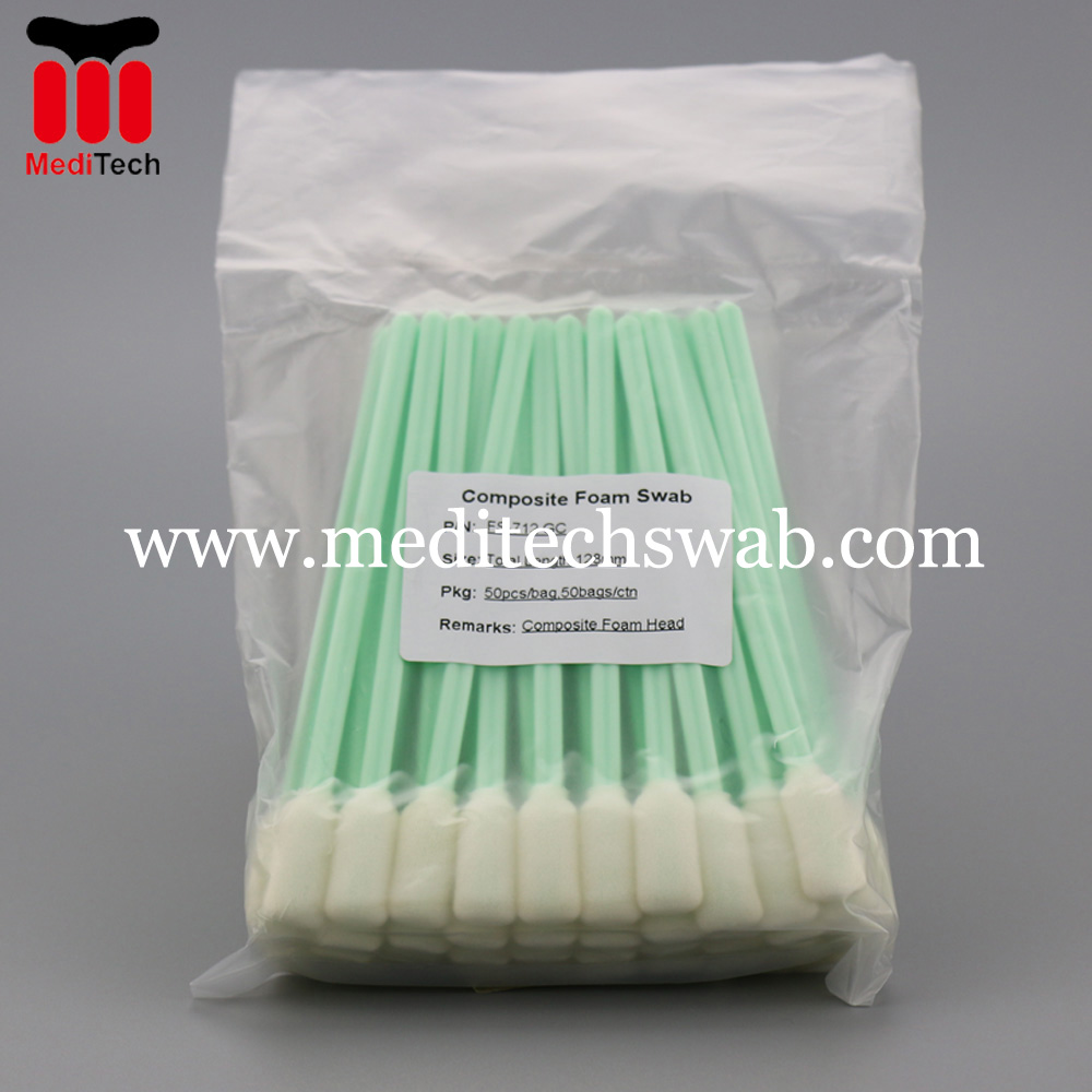 Low Particle Clean Room Foam Swab, High Quality Low Particle Clean Room ...