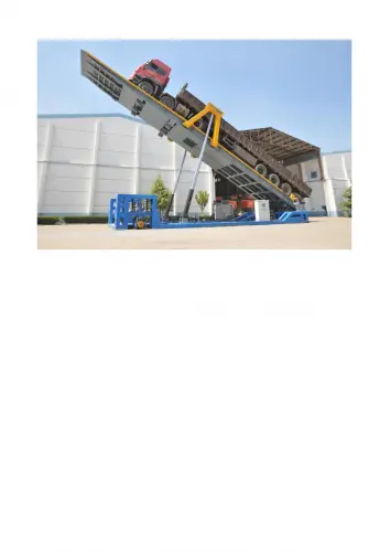 Movable Material Truck Discharge Platform, High Quality Movable ...