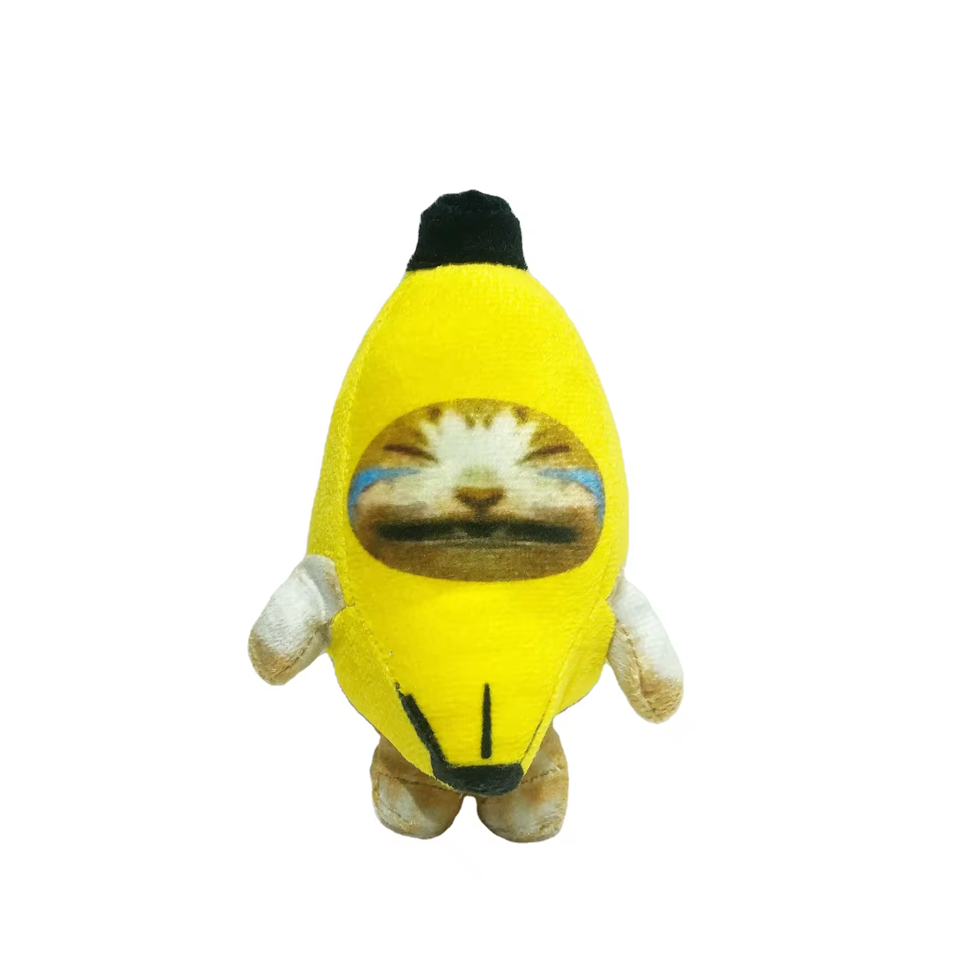 Dl6715 Banana Cat Meme Plush Keychain With Sound, High Quality Dl6715 ...